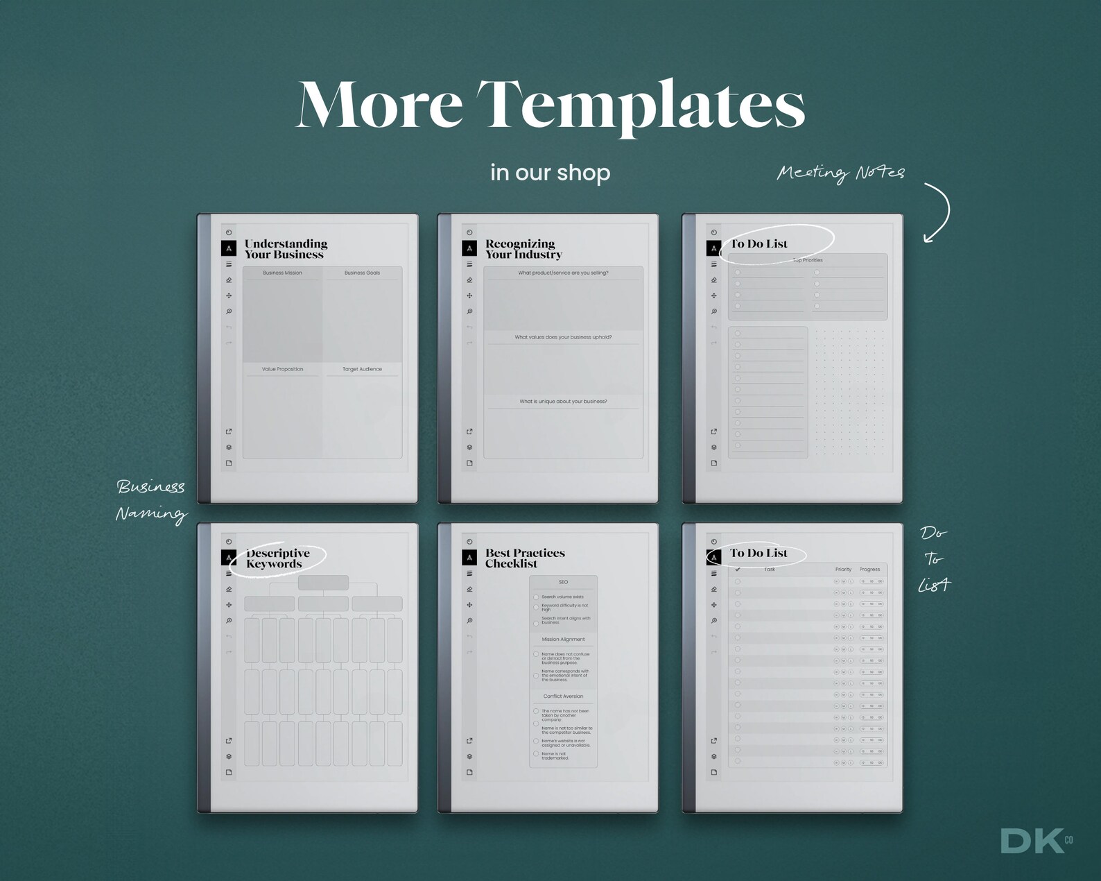 Remarkable Weekly Planner Digital Template Weekly Calendar to Do List ...