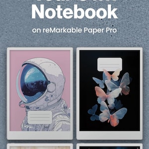 Notebook Covers for Remarkable Paper Pro Template PDF Notebook Cover ...