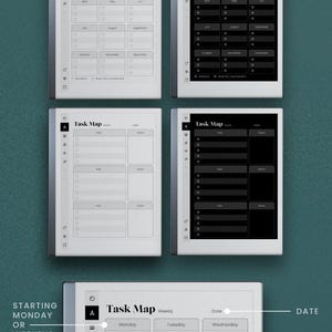 Task Map for Remarkable 2 Template to Do List Simple Planner Fits ...