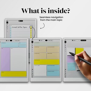 Cornell Notes for Remarkable Paper Pro Template PDF Study Planner ...