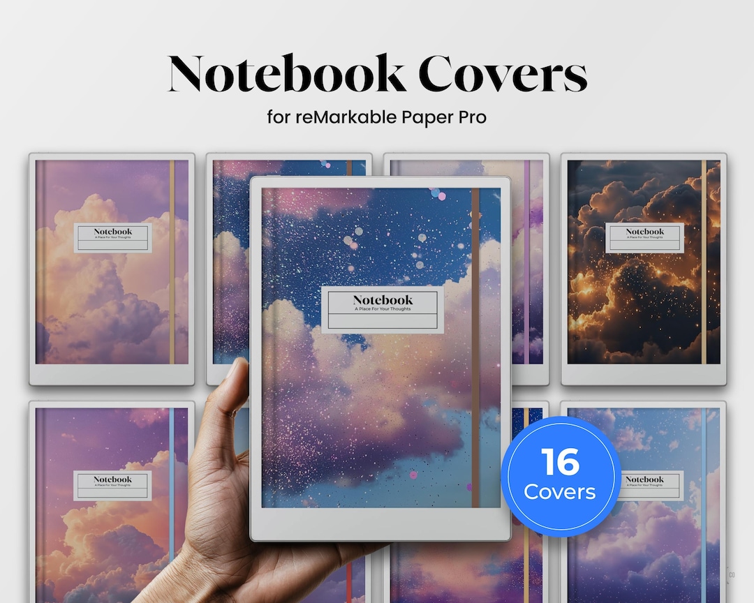 Notebook Covers for Remarkable Paper Pro Template PDF Notebook Cover ...