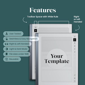 Goal Planner for Remarkable 2 Template Dark Mode Goal Setting Task List ...