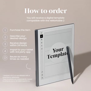 Custom Sleep Screen for Remarkable 2 Template Suspended Screen for ...