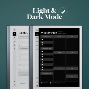 Weekly Planner for Remarkable 2 Template Weekly Calendar to Do List ...