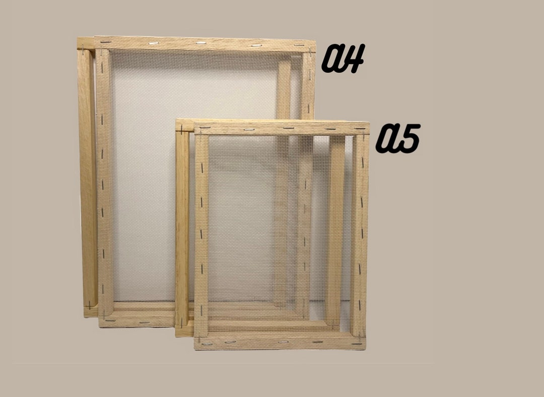 Handmade Mould and Deckle for Paper Making - Craft Supply, Paper Making ...