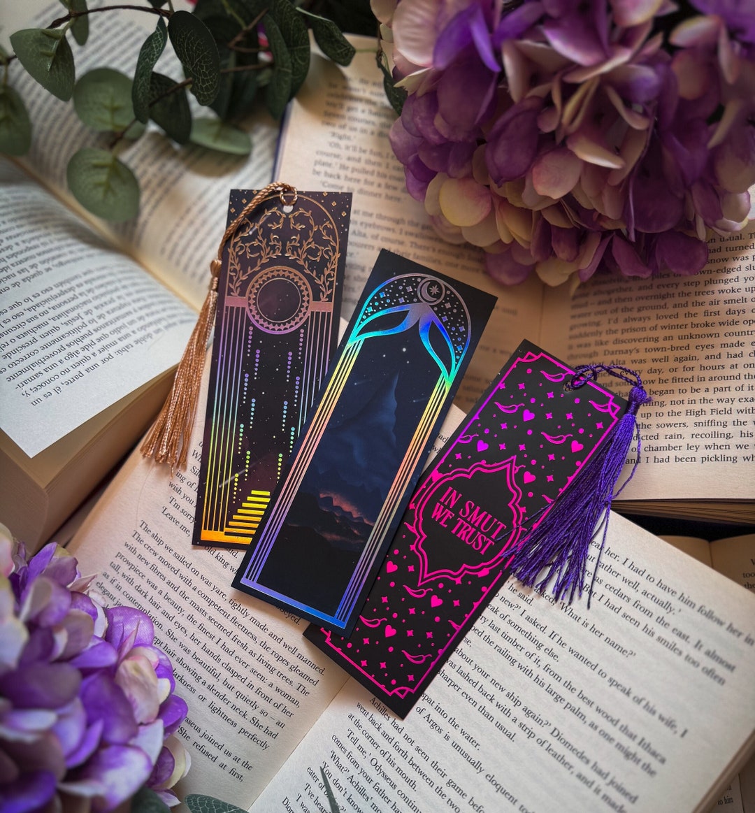 Bookmark Bundle | Foiled Book Accessory | Tassel Included | Thick High ...