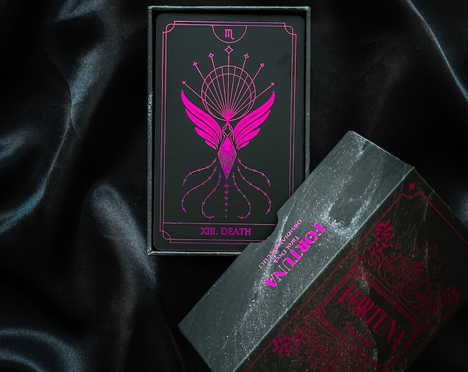 LIMITED EDITION Fortuna Tarot Deck Opal Omen | Minimalistic Cards ...