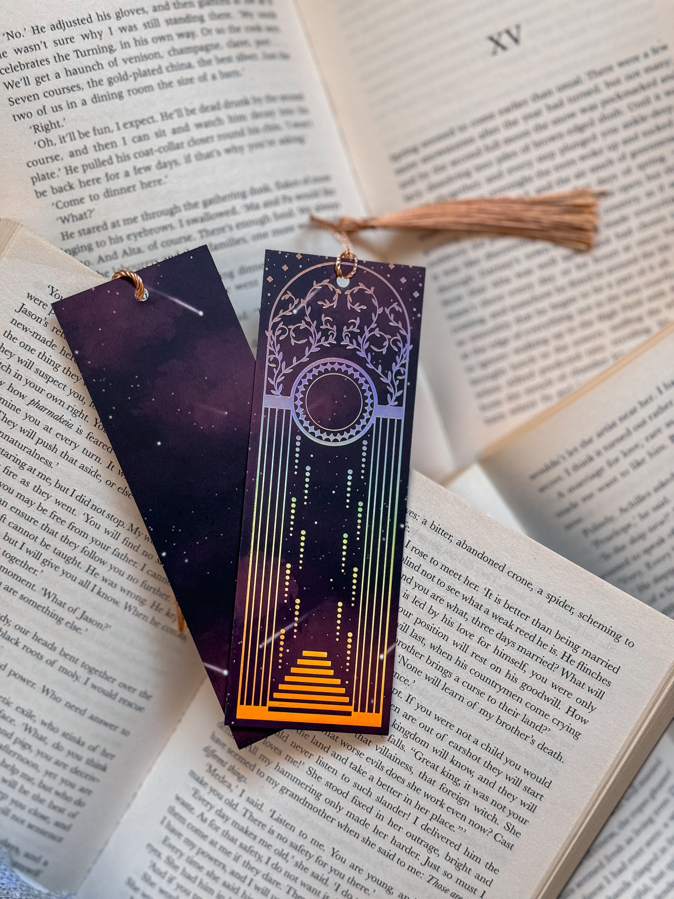 Bookmark Bundle | Foiled Book Accessory | Tassel Included | Thick High ...