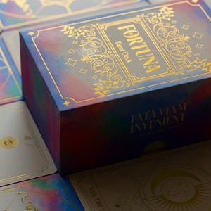 LIMITED EDITION Fortuna Tarot Deck Opal Omen | Minimalistic Cards ...