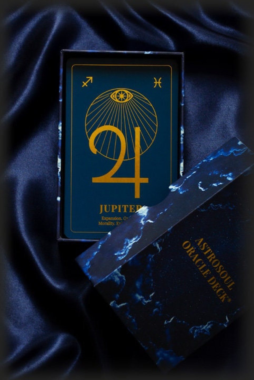 Astrosoul Oracle Deck Minimalistic Cards With Gold Foil | Tarot Deck ...