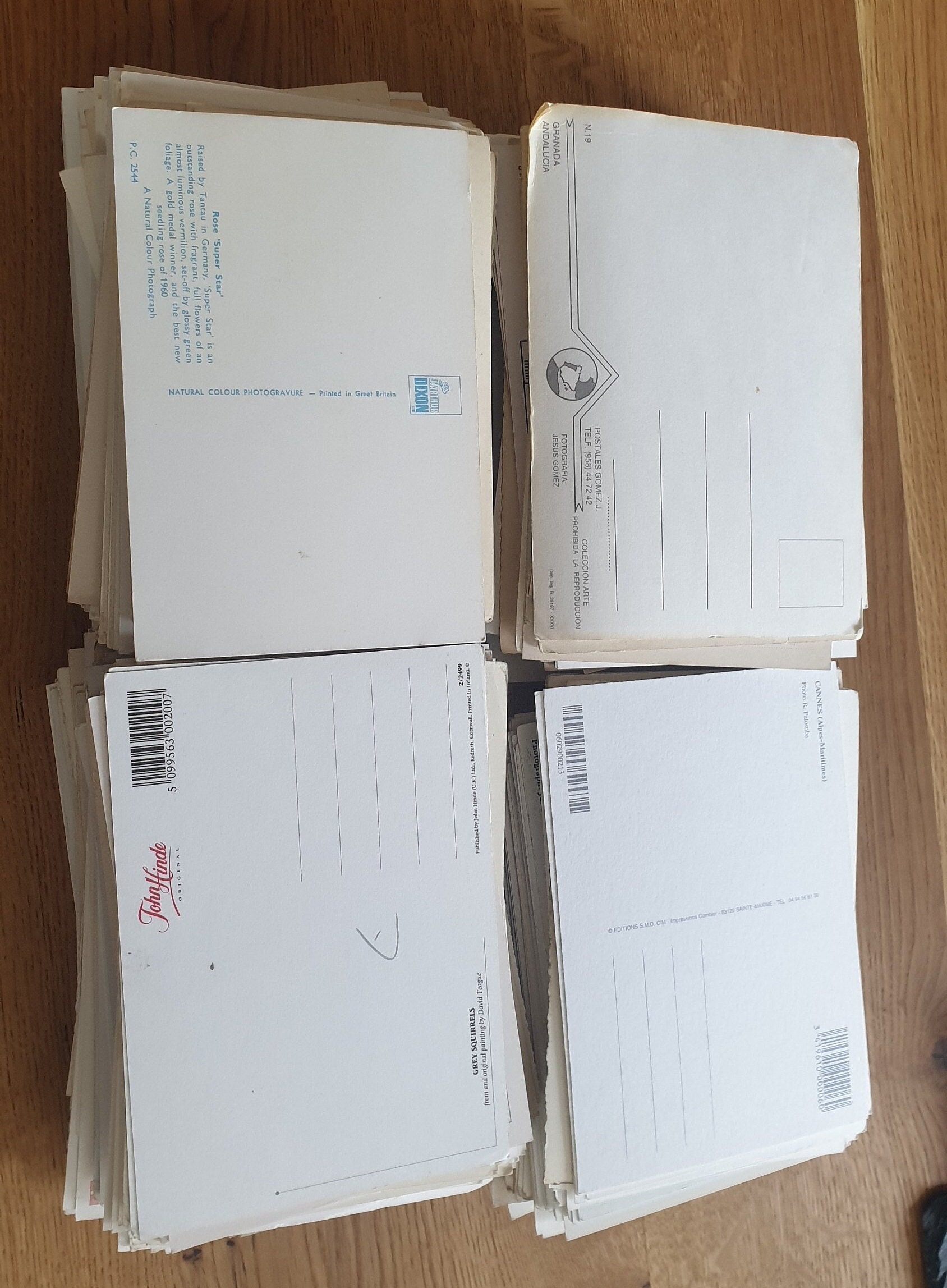 REAL Vintage Postcards 1900-1980 Blank Unused for Postcrossing Wedding ...