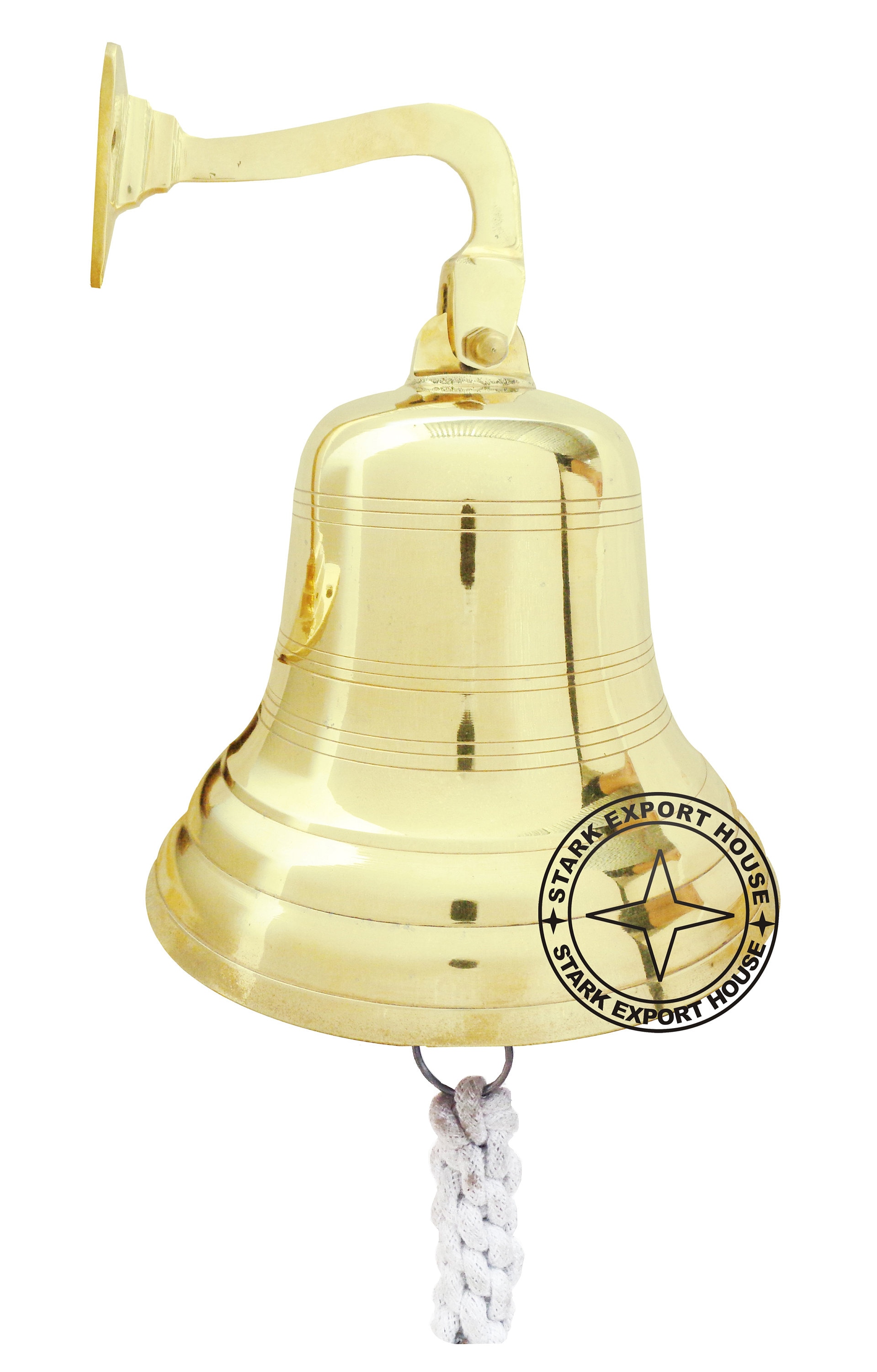 Brass Wall and Hanging Home Decor 8 Inch Bell Beautiful - Etsy