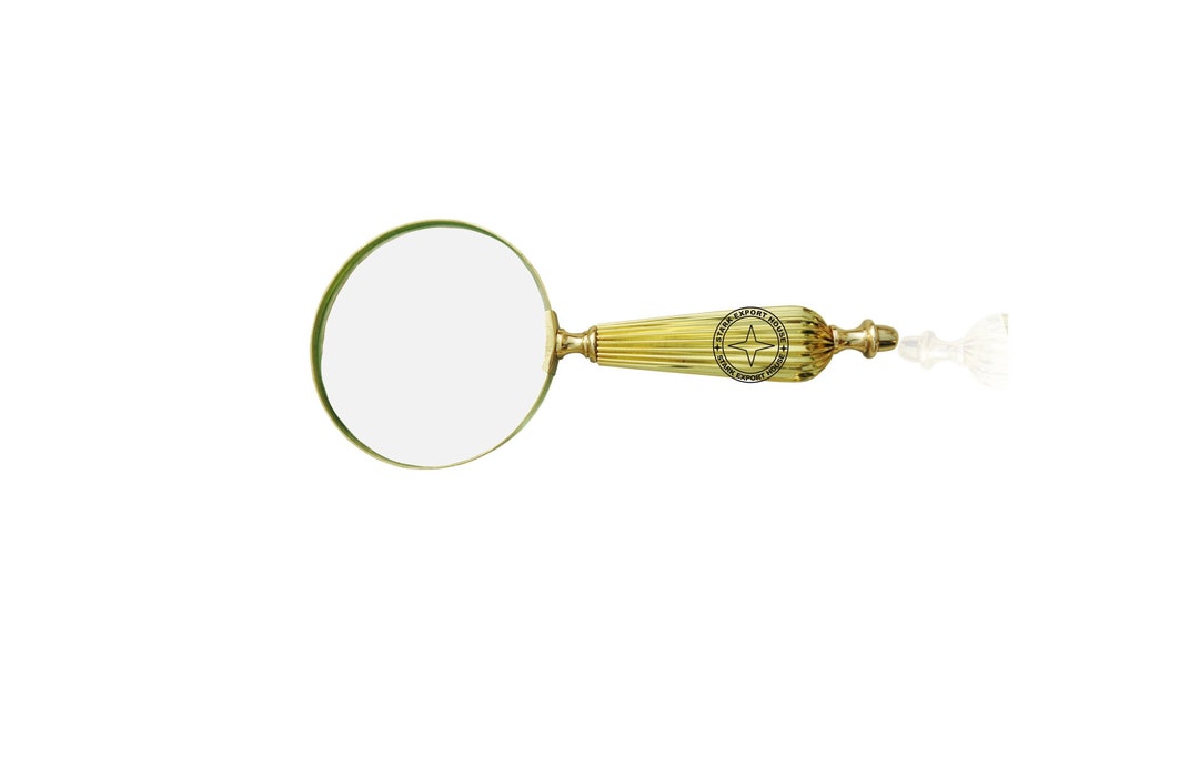 Brass Magnifier Magnifying Glass Lens for Reading Soldering - Etsy