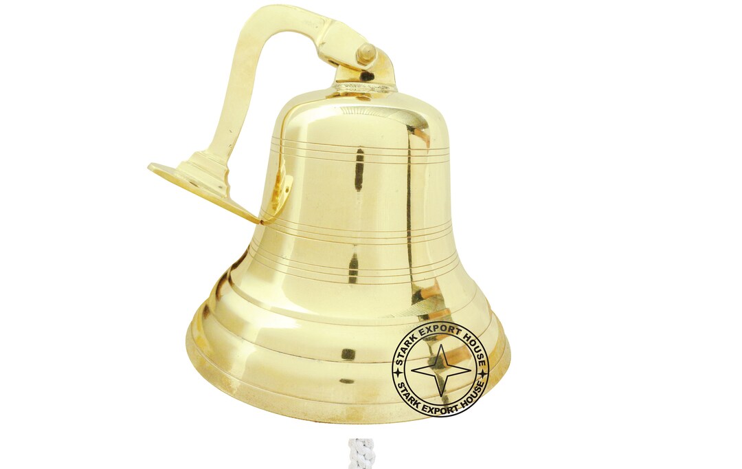 Brass Wall and Hanging Home Decor 8 Inch Bell Beautiful - Etsy