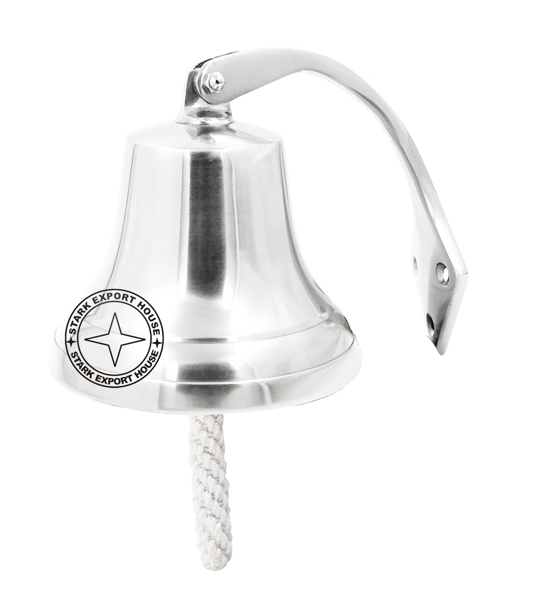 Nickel Brass Wall and Hanging Home Decor 6 Inch Bell Beautiful - Etsy