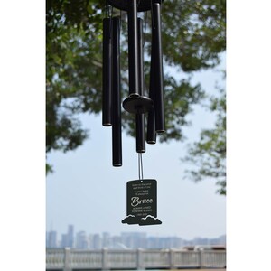 Personalized Memorial Wind Chime: Engraved Remembrance Gift - Etsy