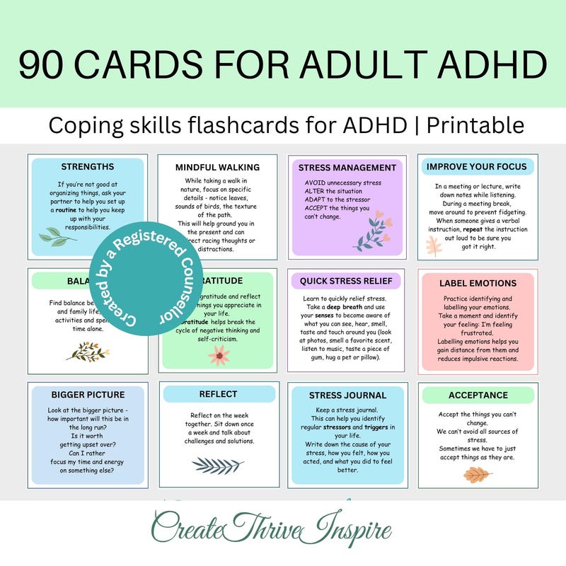 Adhd Cues - Etsy UK