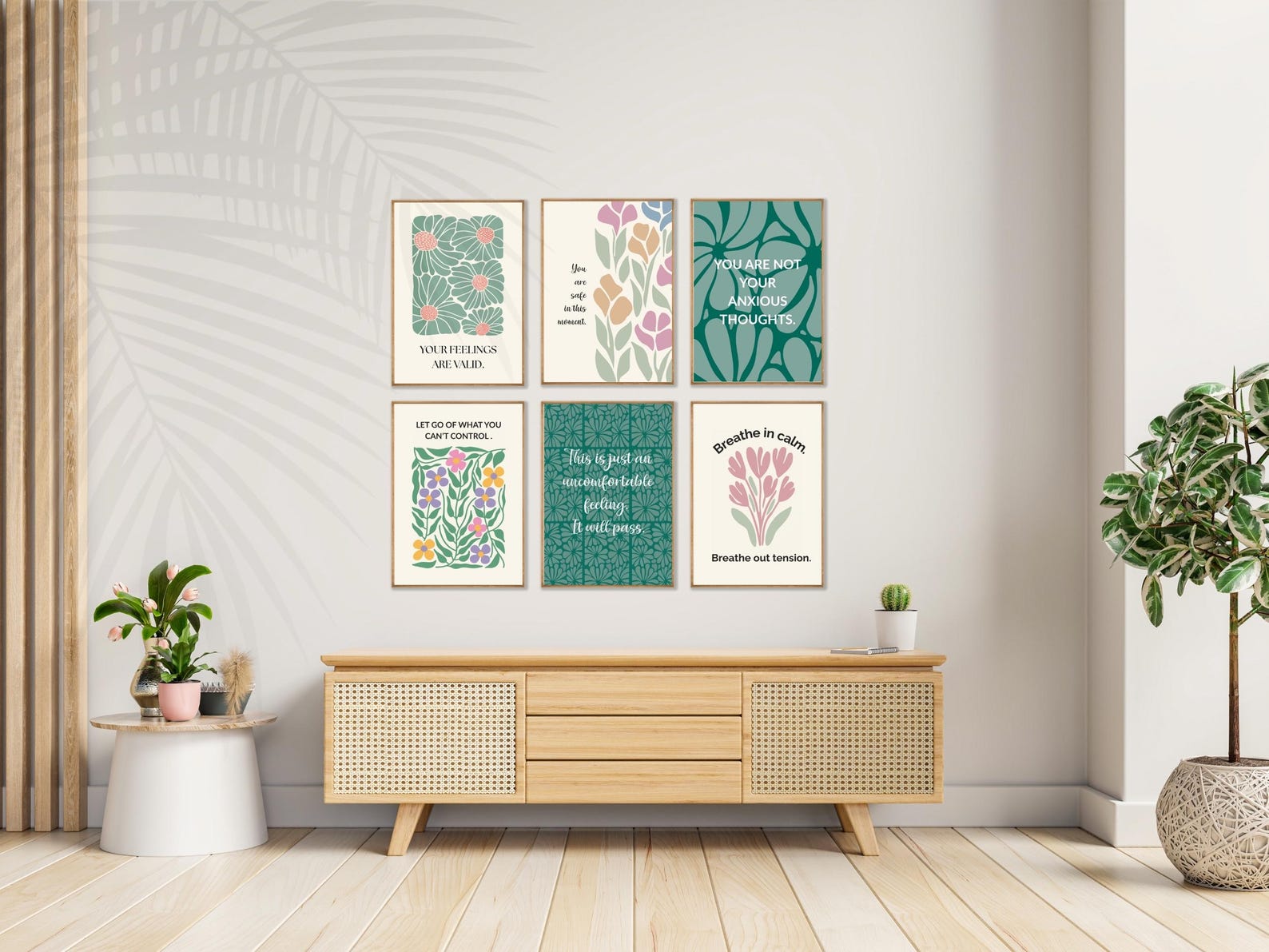 Mental Health Art Prints, Anxiety Relief Posters (digital Download) - Etsy