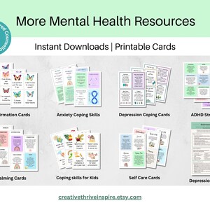 ADHD Support Adult ADHD Flash Cards ADHD Relief Therapy Tools Adhd Cue ...