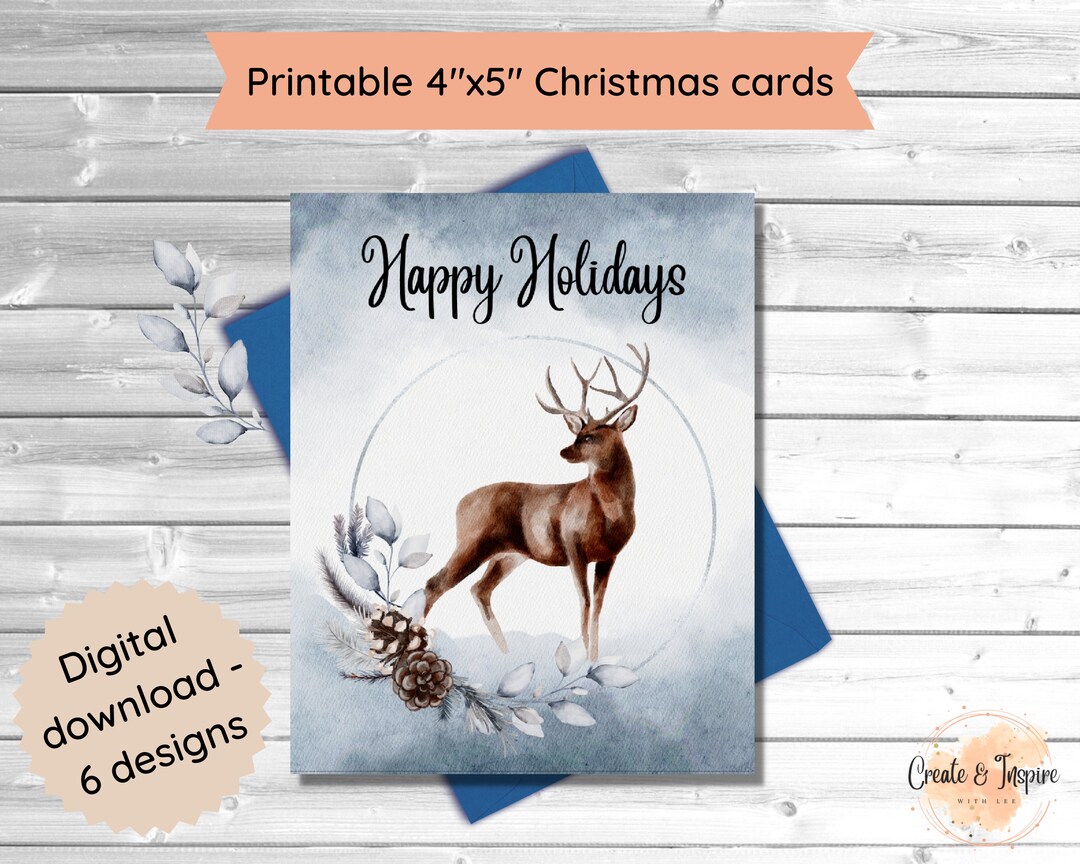 Christmas Cards Festive Season Greeting Cards Winter Holidays Nordic ...