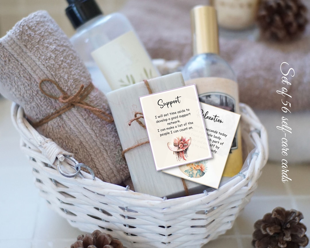 Positive Affirmations Self-care Cards Coping Skills Flashcards Self ...