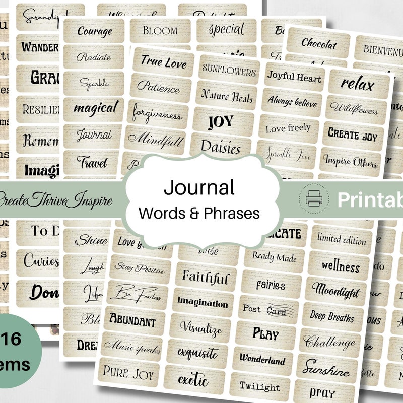 createthriveinspire - Etsy