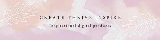 createthriveinspire - Etsy