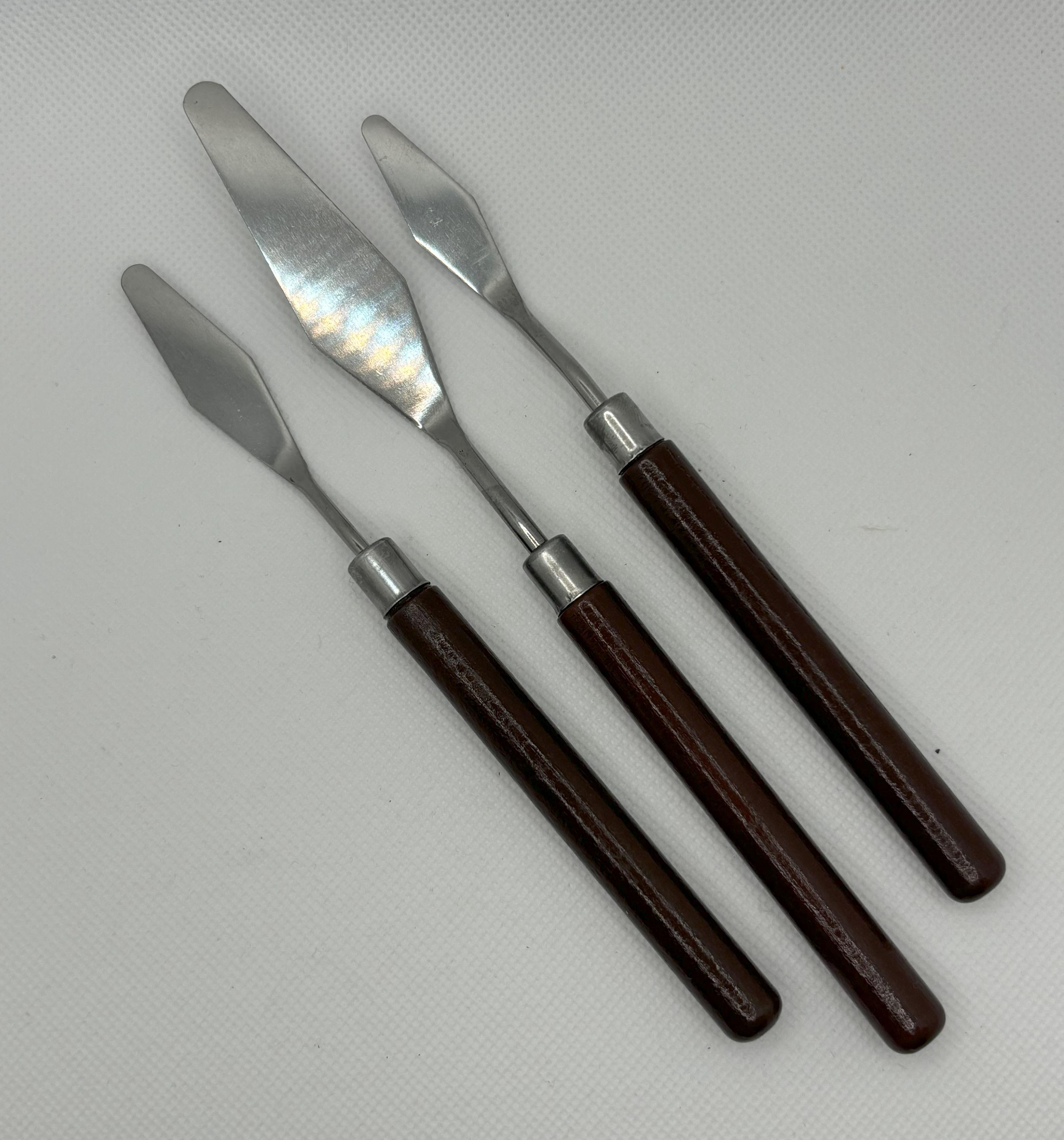 7pc Stainless Steel Art Palette Knife Set, Artist Crafts Spatula ...