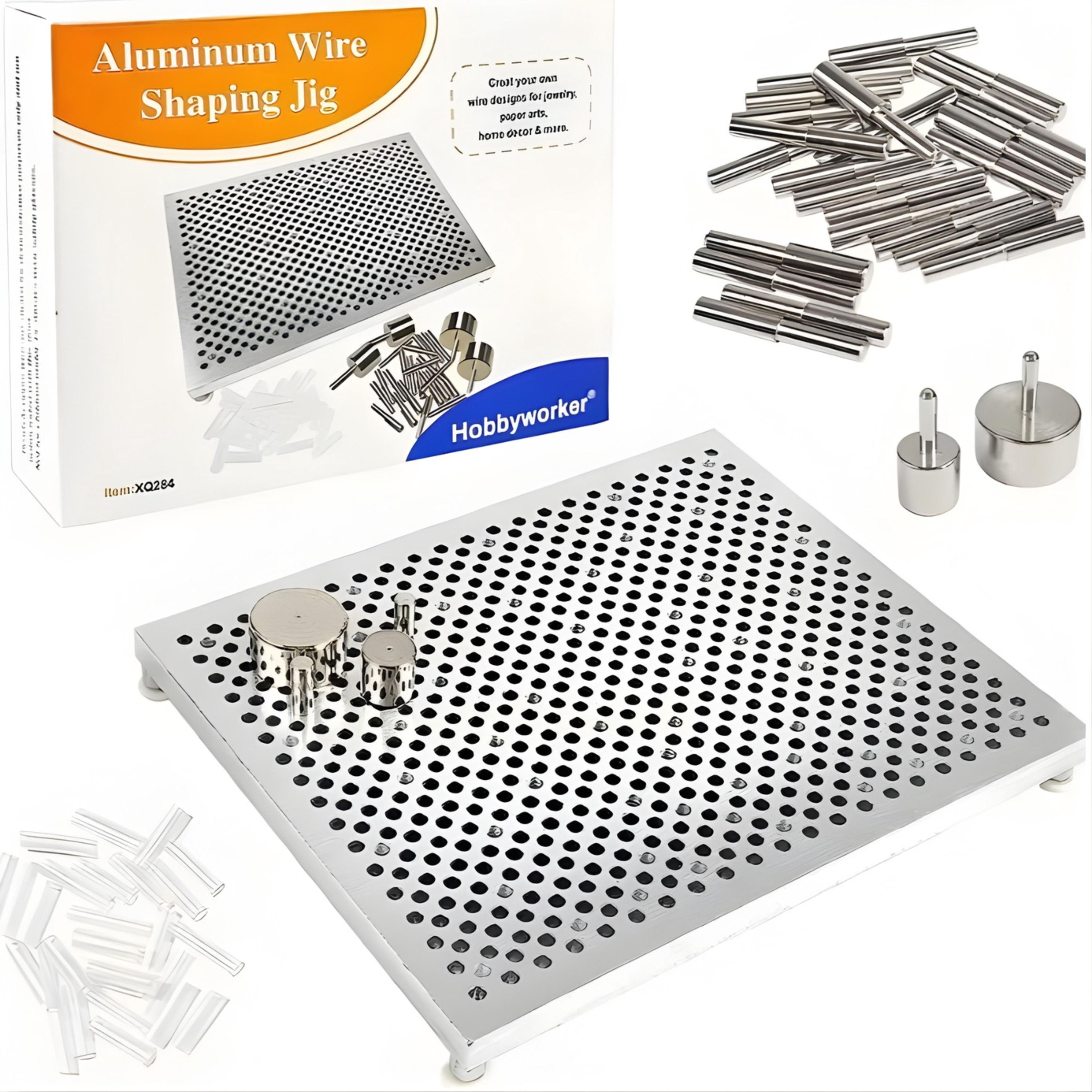 Aluminum Wire Bending Jig - Jewelry Making, Craft Wire Forming Tool ...