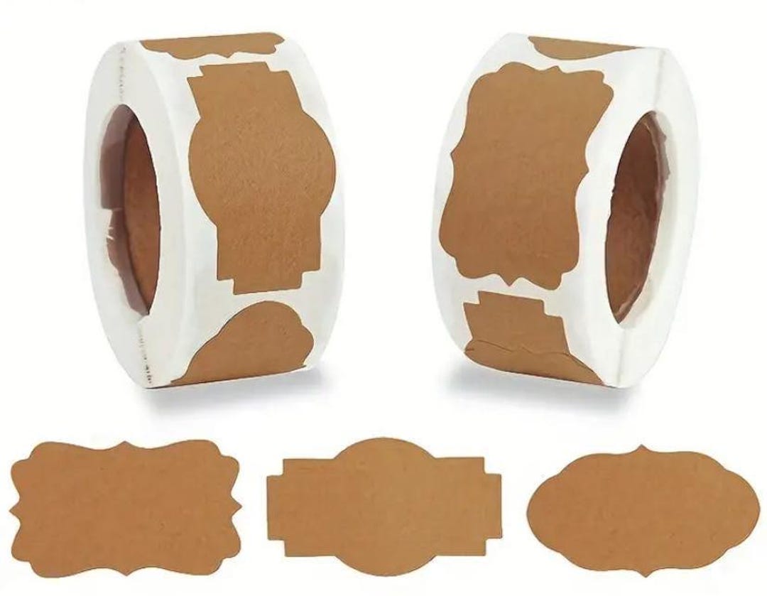 Shaped Craft Sticker Labels for Crafting Supplies, Wedding Decor ...