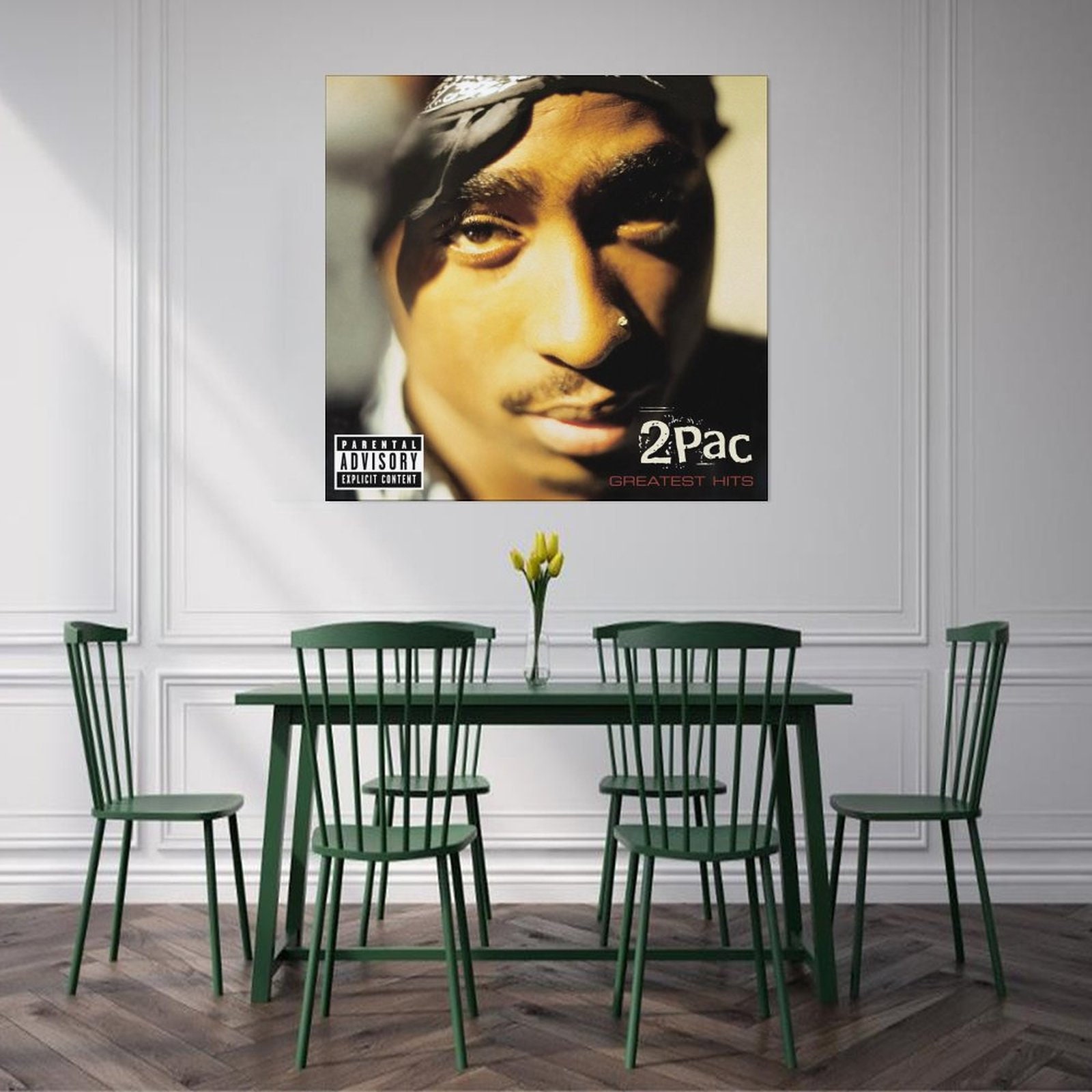 Greatest Hits Tupac Album Poster Canvas Art Music Album Poster and Wall ...