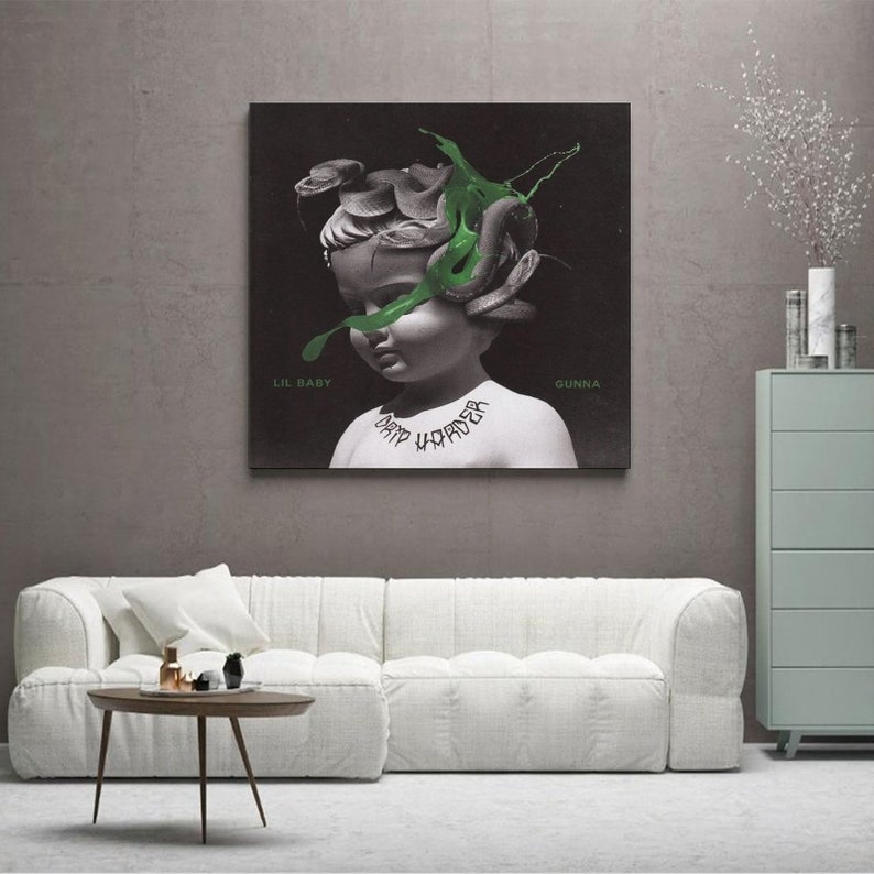 Lil Baby Gunna Drip Harder Album Poster Canvas Art Music Album Poster ...