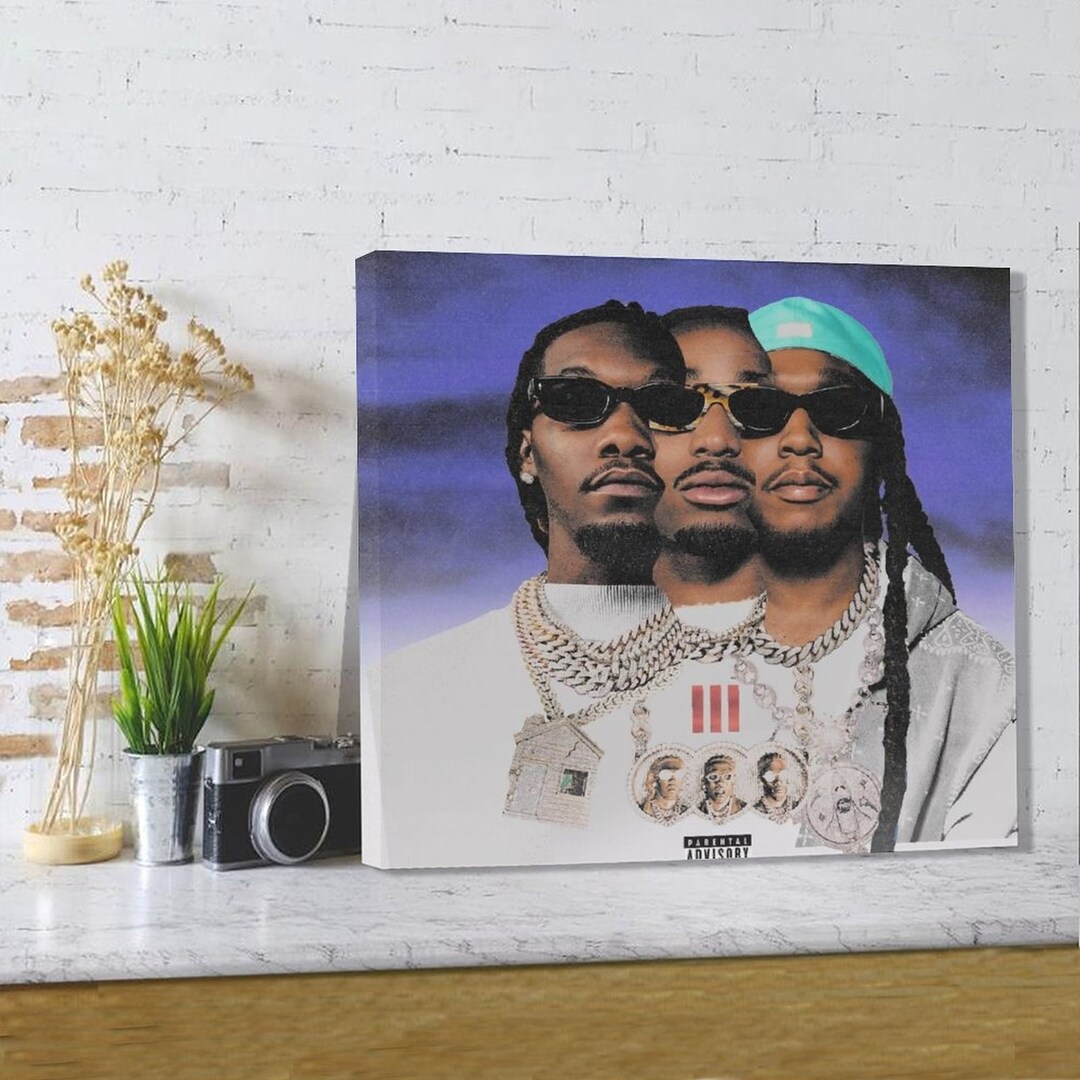Migos Culture 3 Canvas Art Music Album Poster and Wall Art Picture ...