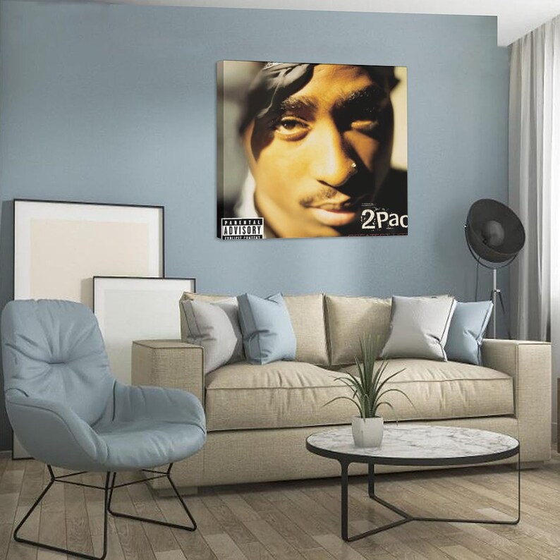 Greatest Hits Tupac Album Poster Canvas Art Music Album Poster and Wall ...