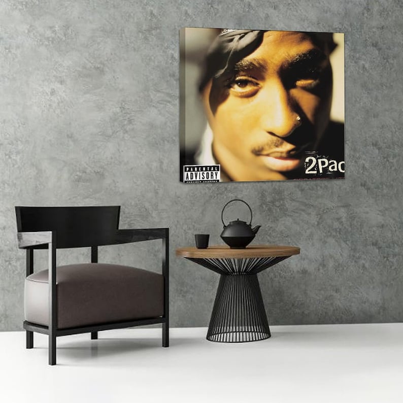 Greatest Hits Tupac Album Poster Canvas Art Music Album Poster and Wall ...