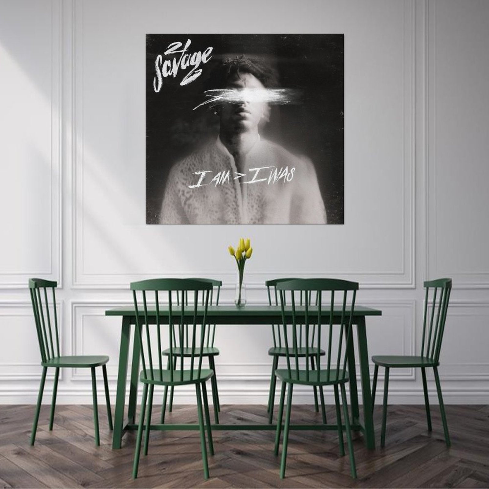 21 Savage Album Cover Canvas Art Music Album Poster and Wall Art ...