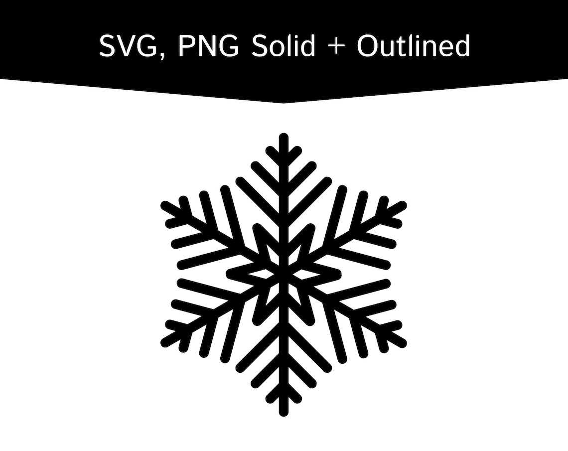 Snowflake 003 SVG, PNG Digital Download - Etsy