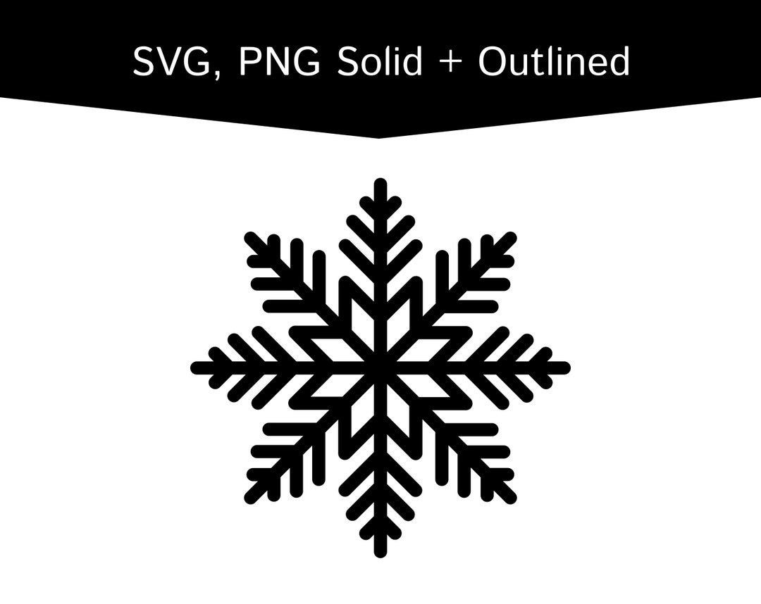 Copo de nieve 009 SVG PNG Descarga digital - Etsy España