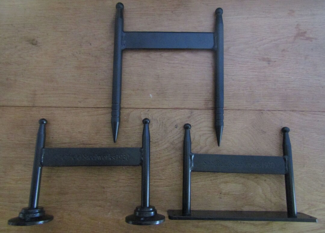 BLACK Boot Scraper Old Style Rustic SHEFFIELD STEELWORKS 1930 - Etsy