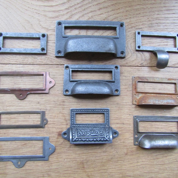 Label Drawer Pull - Etsy