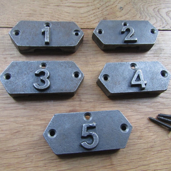Cast Iron House Number - Etsy