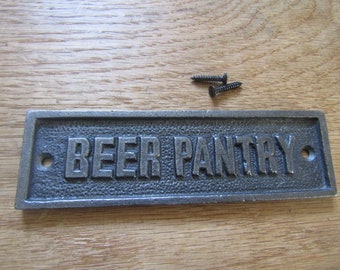 Pantry Sign Cast Iron - Etsy