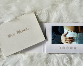 OUR WEDDING Video Book Video Book That Plays Your Wedding Video Wedding ...