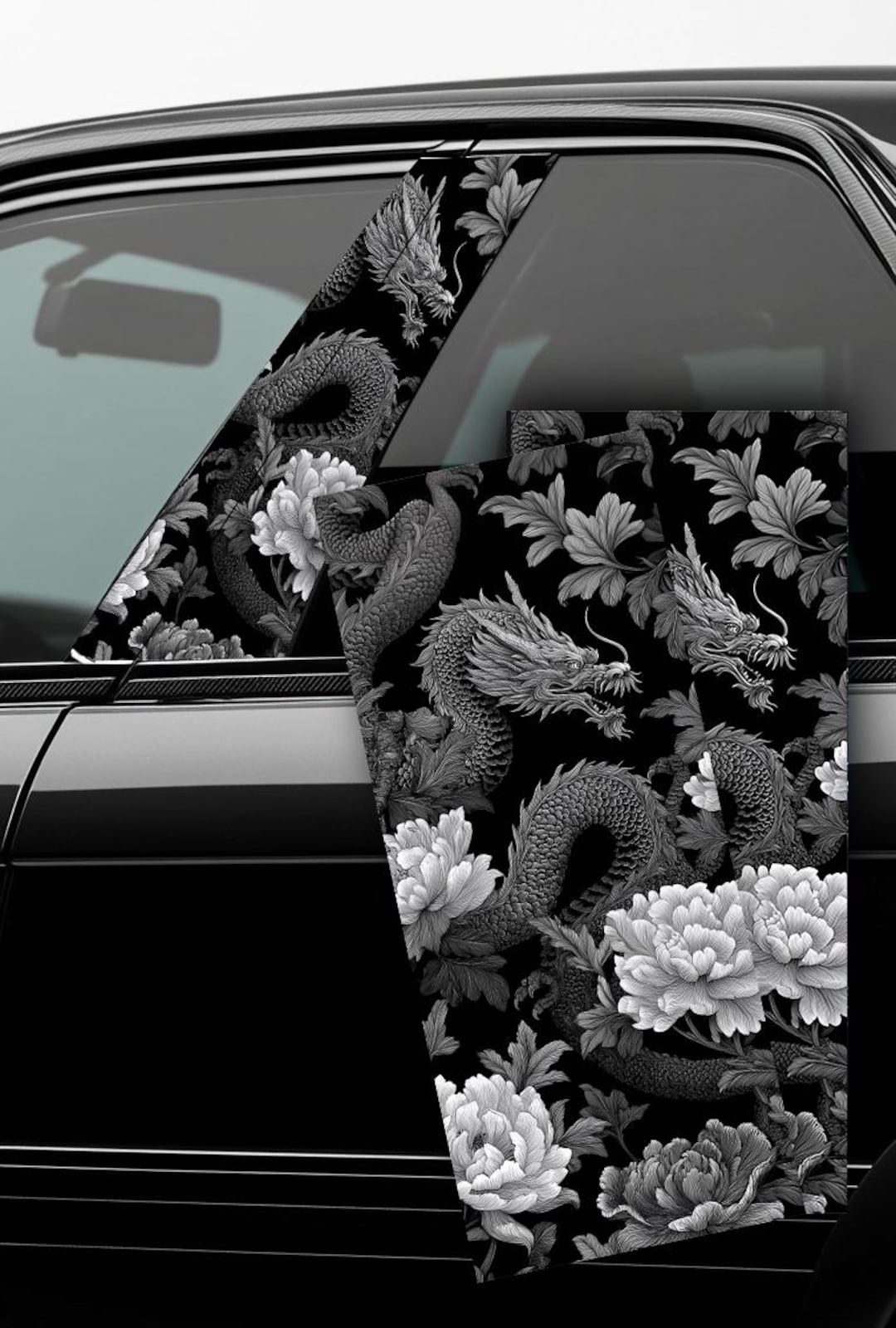 Dragon Car Door Pillar Decals – Dark Fantasy Vinyl, Universal Fit - Etsy
