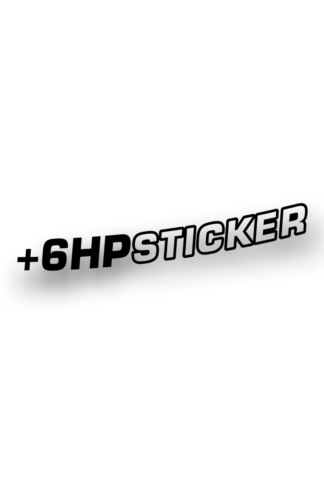 6HP Sticker - Plotted Vinyl Sticker, Car Sticker, Decal Sticker, Car ...