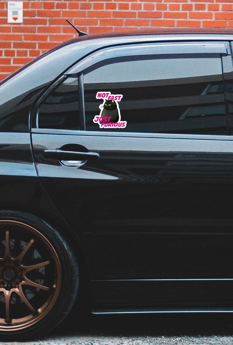 Not Fast - Just Furious - Vinyl Sticker, Car Sticker, Decal Sticker ...