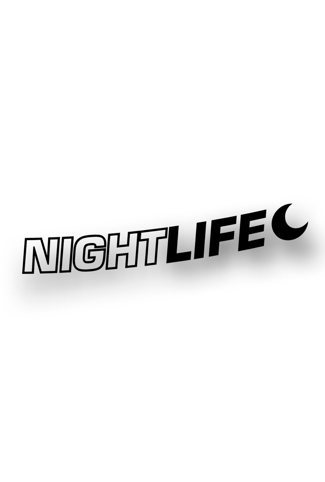 Night Life - Plotted Vinyl Sticker, Car Sticker, Decal Sticker, Car ...