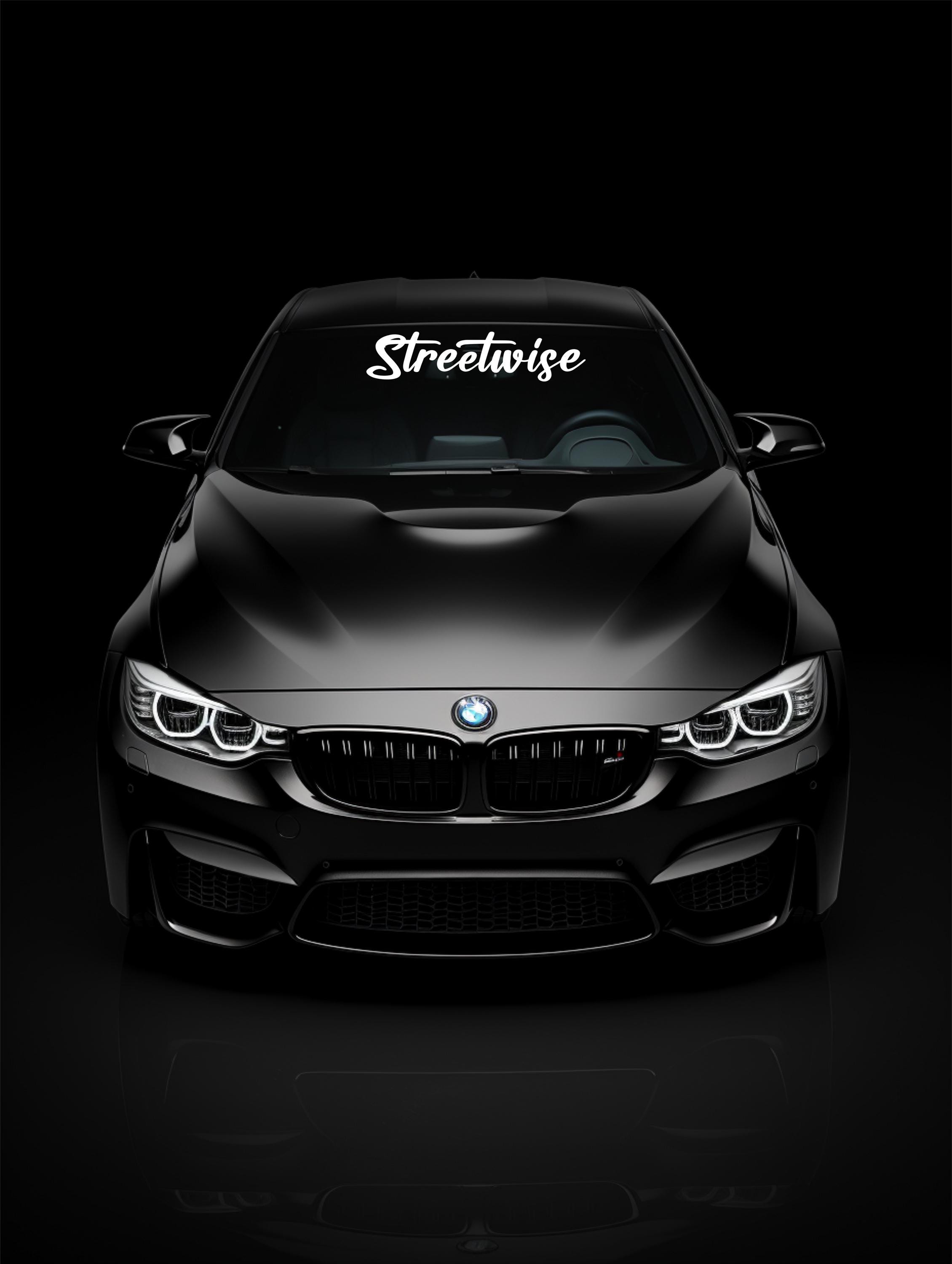 Streetwise - Plotted Vinyl Banner Decal, Windshield Banner, JDM Sticker ...
