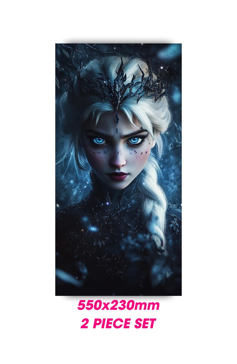 Dark Elsa - Car Doors Pillar Decals, Universal Fit, HD - Etsy Australia