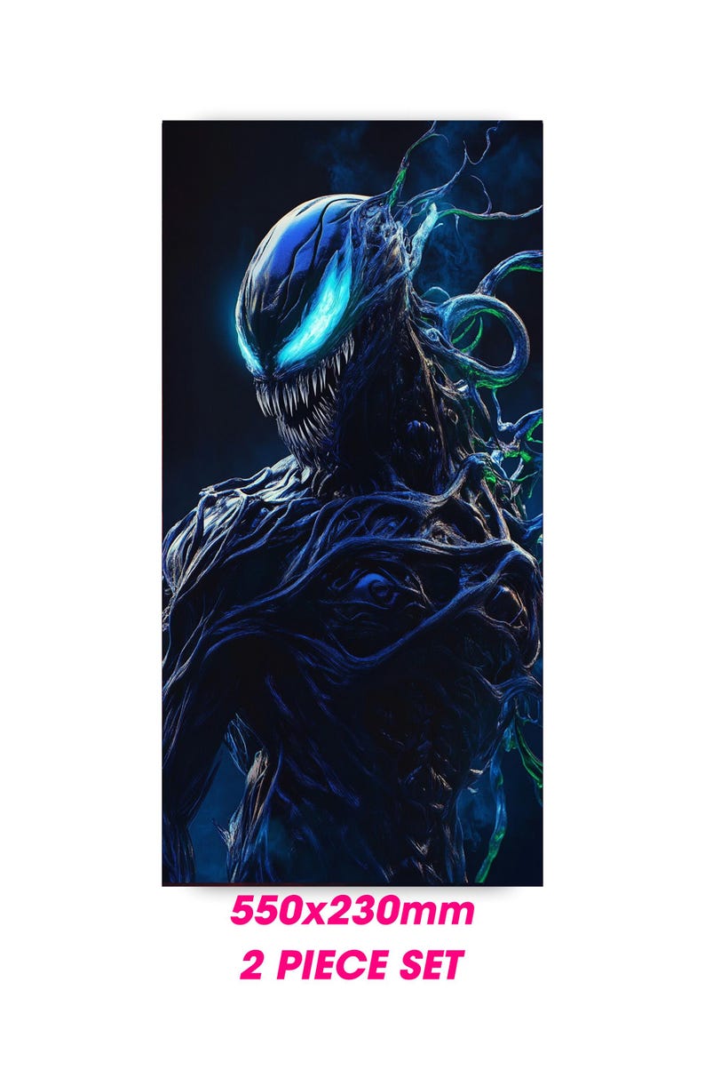 Blue Dark Venom - Car Doors Pillar Decals, Universal Fit, HD - Etsy